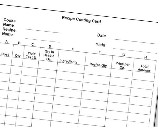 Is Paper Cost Part of Recipe Cost - Restaurant Systems Pro - Online ...